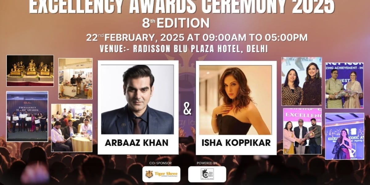 Arbaaz Khan and Isha Koppikar to Honor Achievers at Excellency Iconic ...