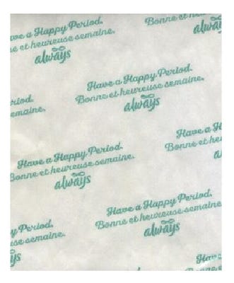 Have a Happy Period - by Shaun Usher - Letters of Note