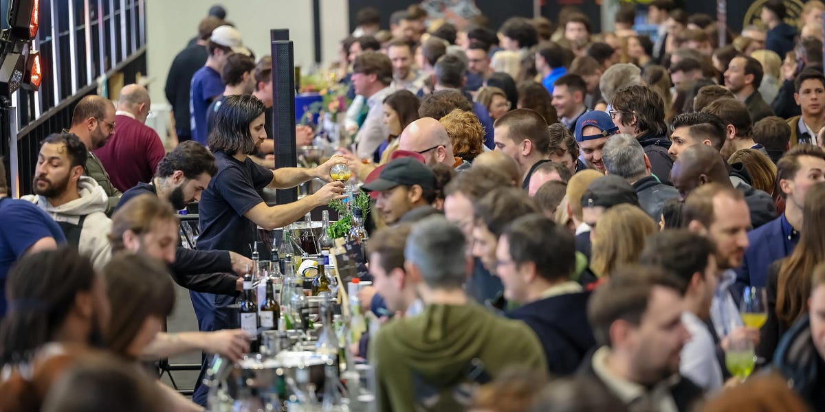 All the fun of the wine fair - by Andy Neather