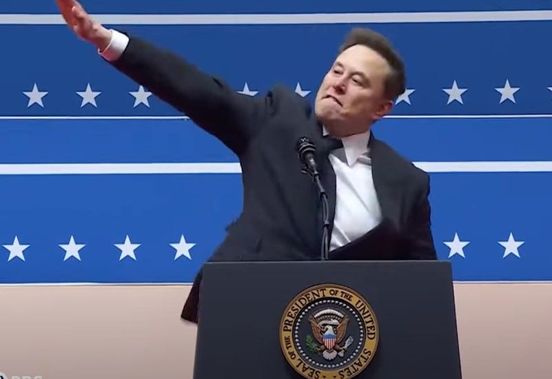 Elon Musk Appears To Give Nazi Salute To Trump Fans At Inauguration Elon Musk Appears To Give Nazi Salute To Trump Fans At Inauguration
