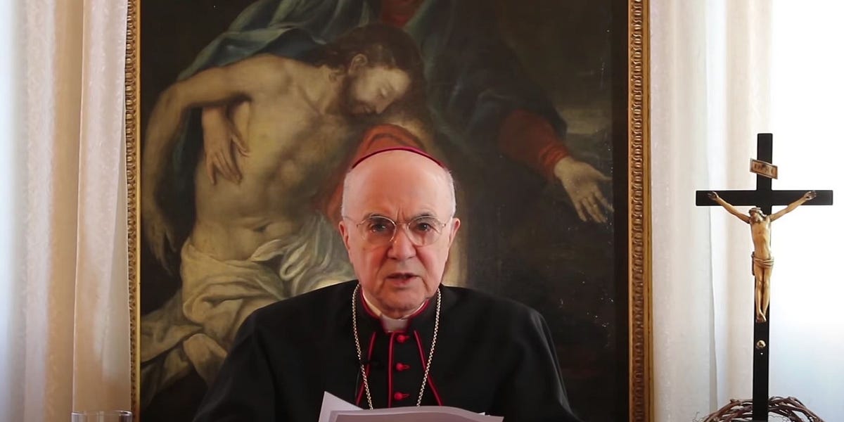 ️ Archbishop Carlo Maria Viganò is Charged with Schism by the Vatican's ...