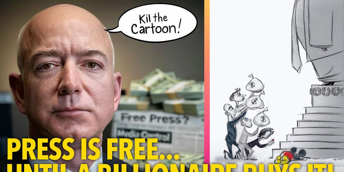 Jeff Bezos Can Handle Space, But Not a Cartoon?