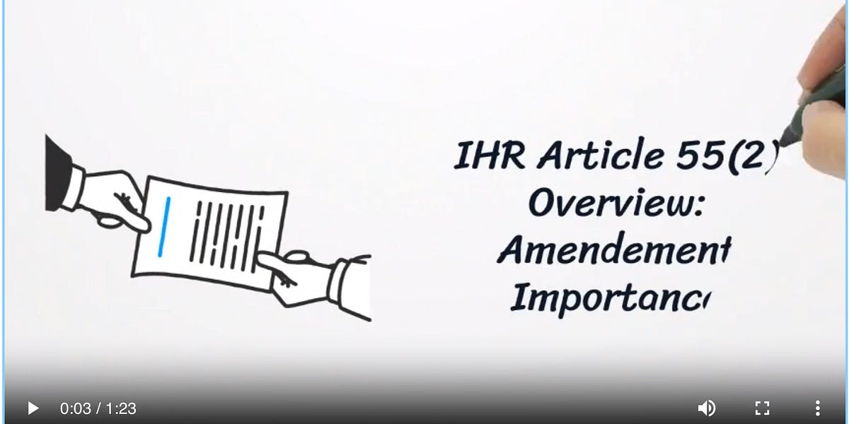 IOJ Rebuts WHO On Their Violation Of IHR Article 55 | No WHO, You Are Wrong... Or ARE THEY ...