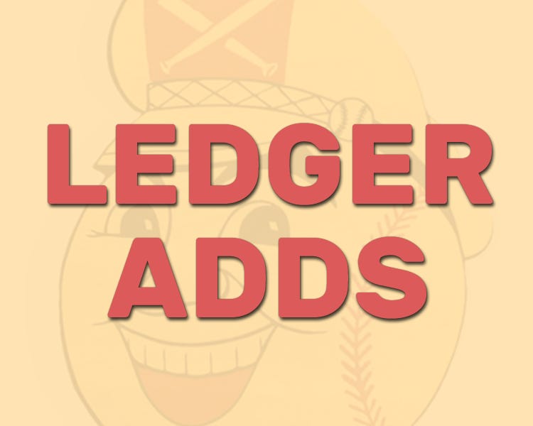 Ledger Adds: September 1 - The v30 Club