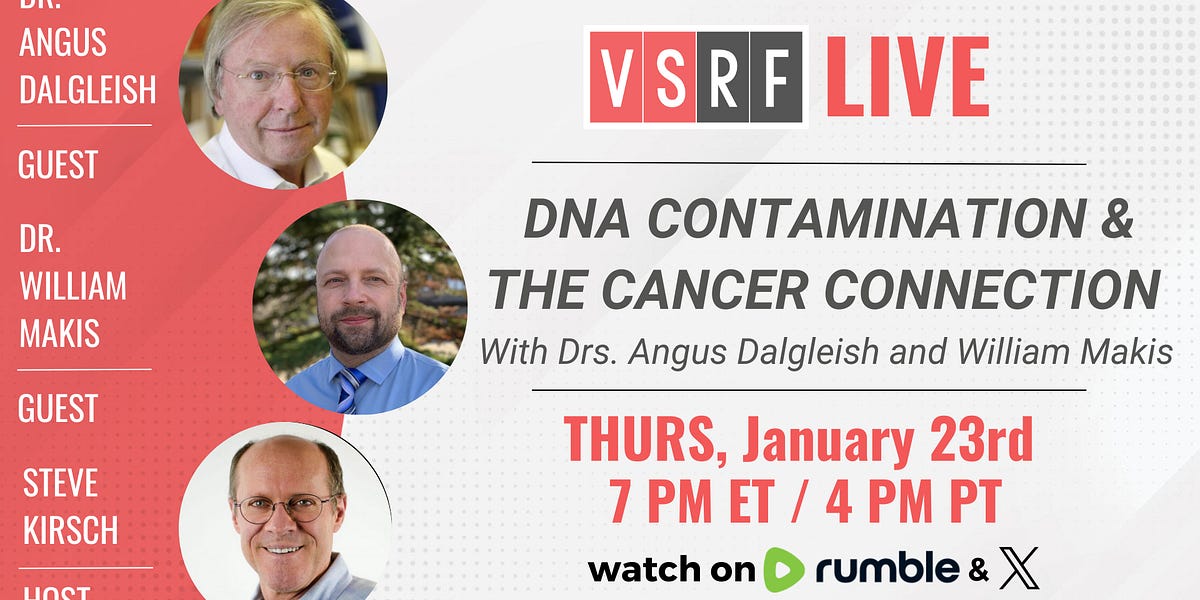 VSRF LIVE TONIGHT: Episode 161 - Drs. Angus Dalgleish and William Makis ...