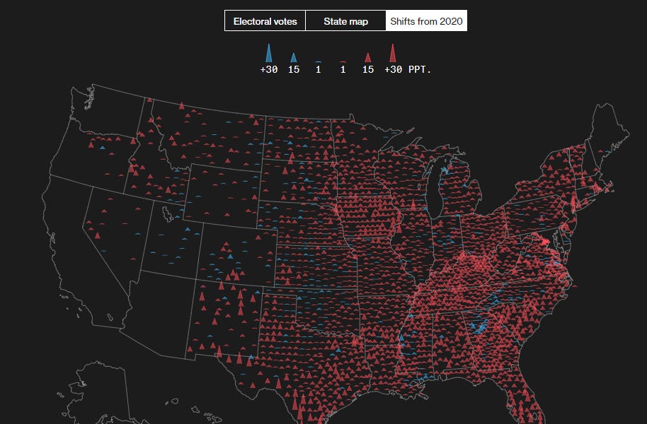 Election Demographic Snapshots - by Mark Wauck
