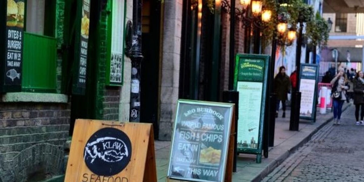 Beware signs on footpaths - by Simon O'Connor - On Point