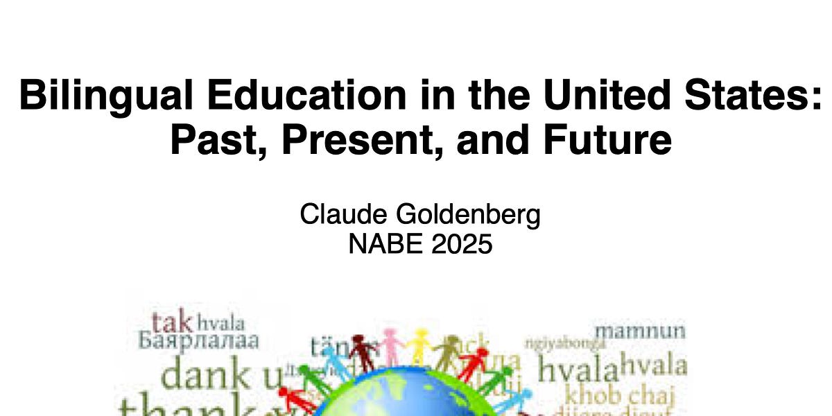 Reading research and bilingual education