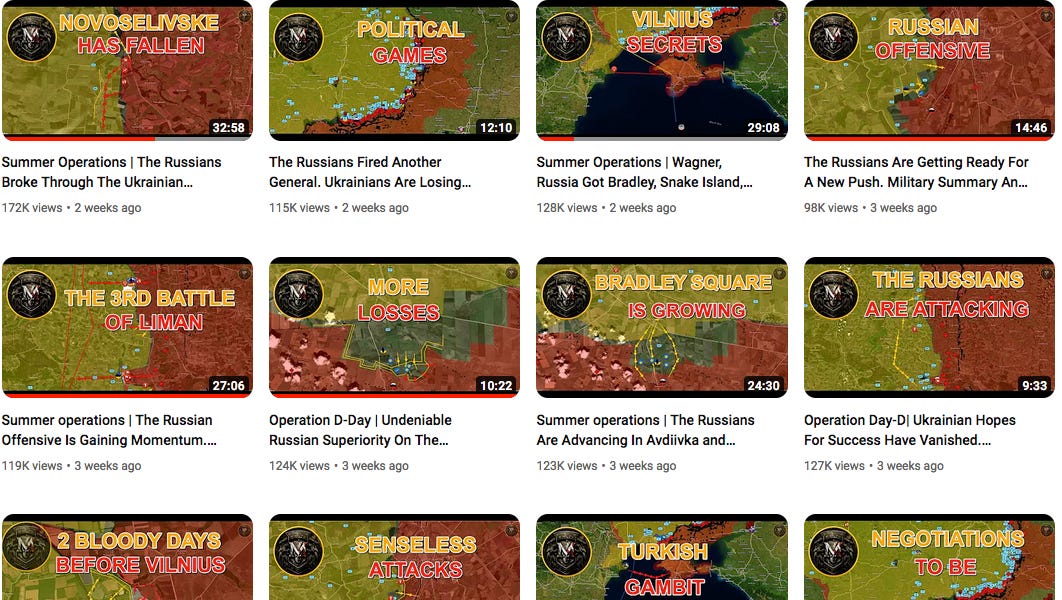 Interview: Dima of Military Summary channel, put your likes