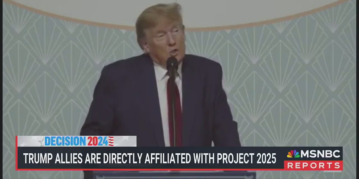 Oops! Orange Hitler caught on video admitting that Project 2025 spells ...