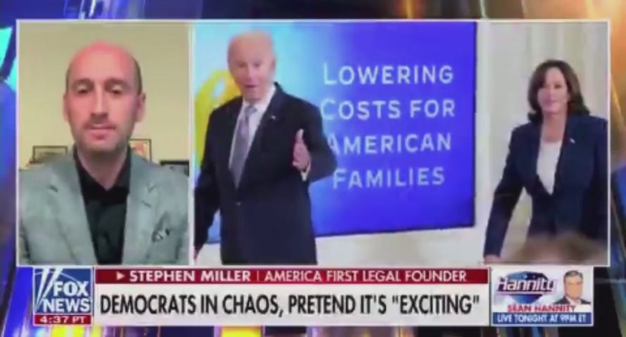 Nazi propaganda minister Stephen Miller is having a public meltdown on ...