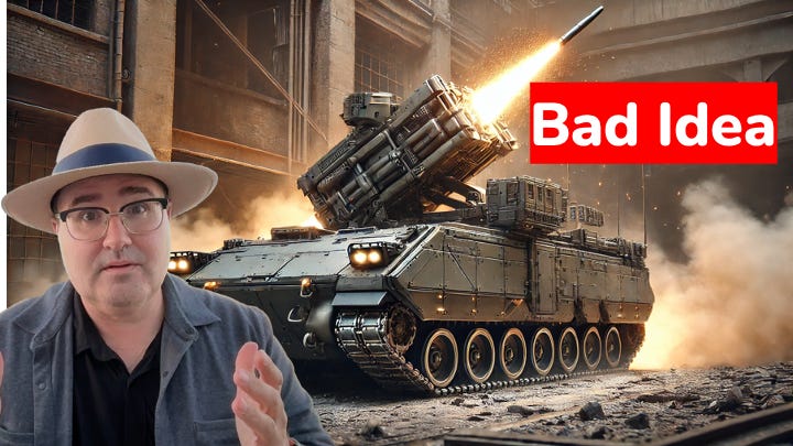 Why Don't Tanks Fire Missiles?