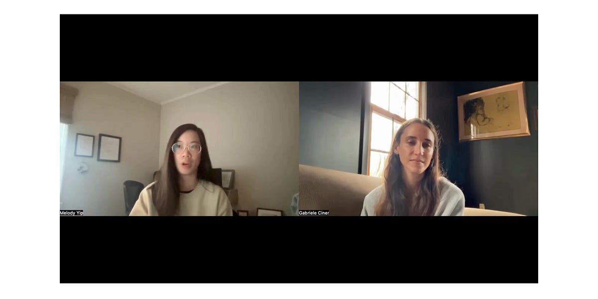 Melody Yip Highlight - Gaby’s Substack