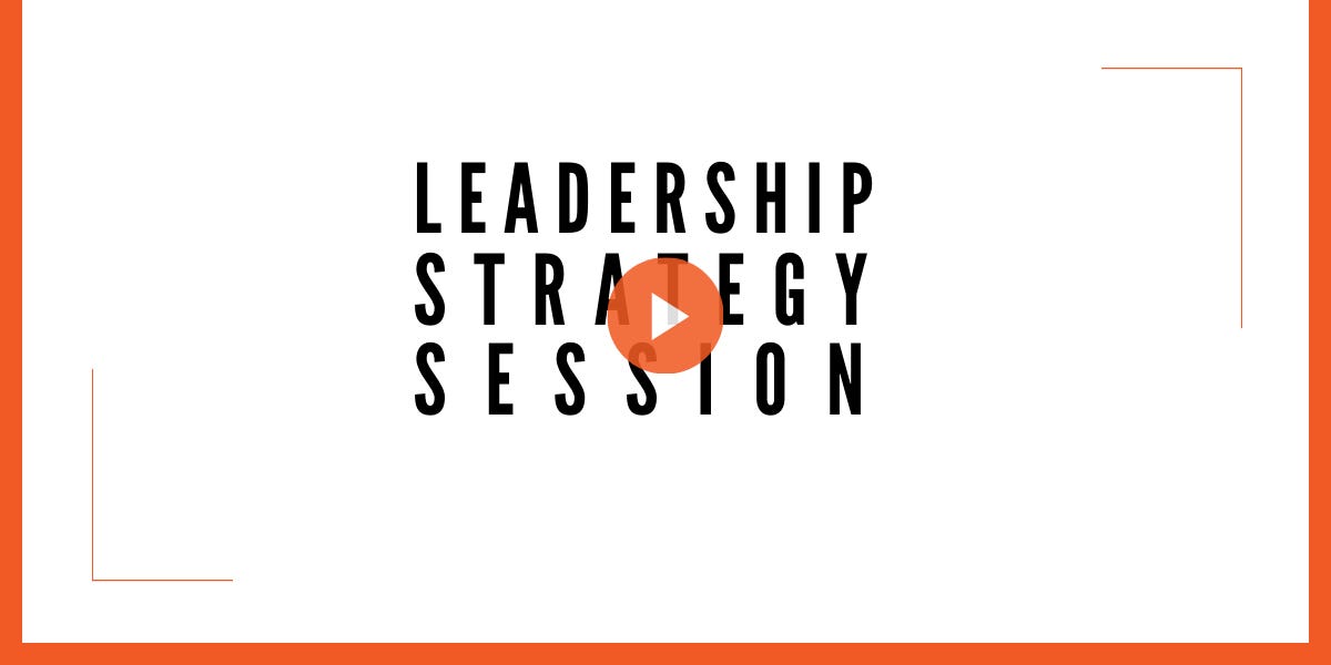 REPLAY: January Leadership Strategy Session