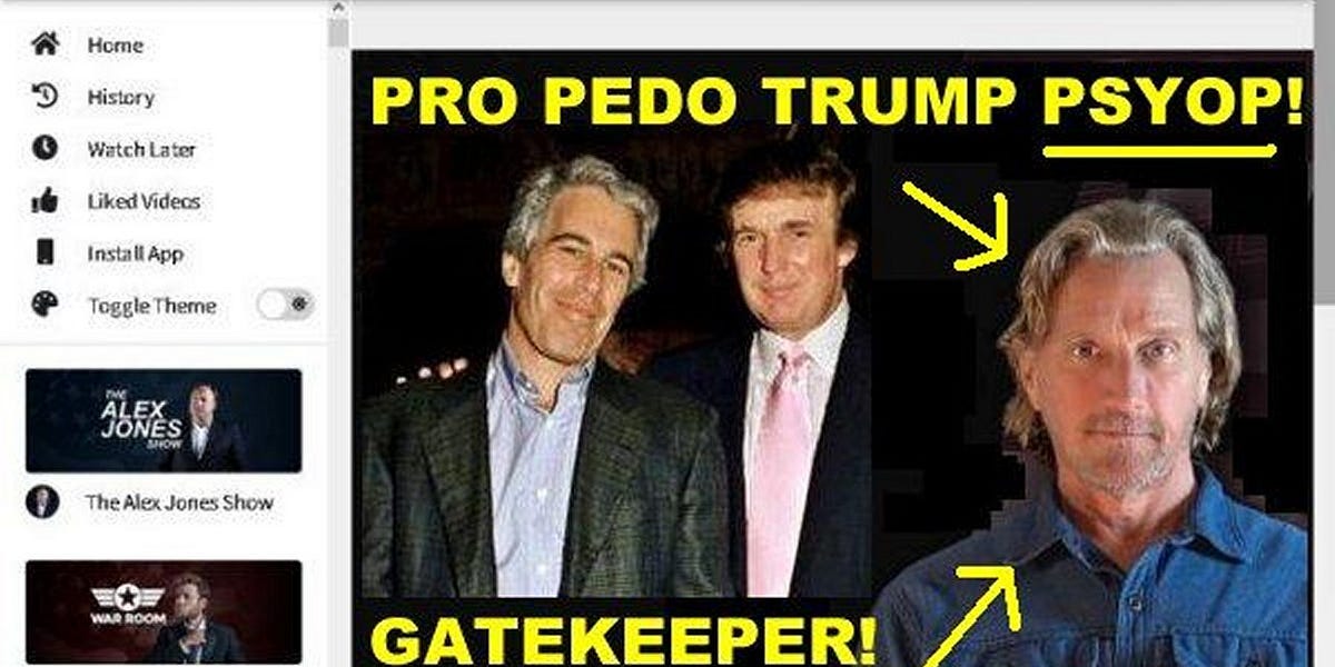Controlled Opposition Psyop Gatekeeper PRO PEDO TRUMP Greg Reese in Plain Sight!