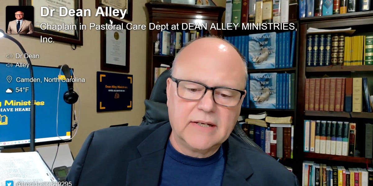 The Why? - by Dr Dean Alley PhD, Chaplain