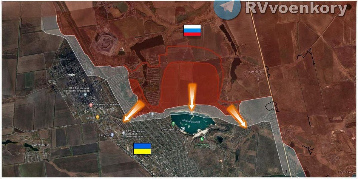 Avdeevka Defenses Continue to Crumble