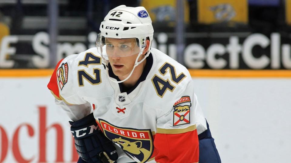 How Gustav Forsling Helped the Panthers Bend But Not Break