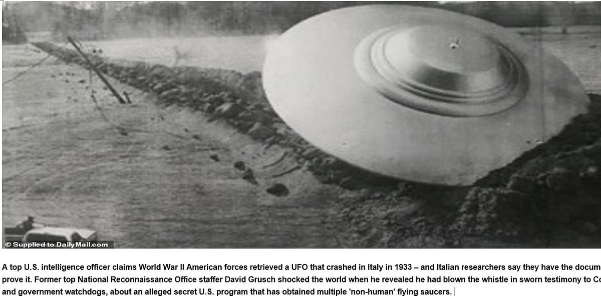 Pentagon's Secret UFO Data Retrieval Program 'Immaculate Constellation ...