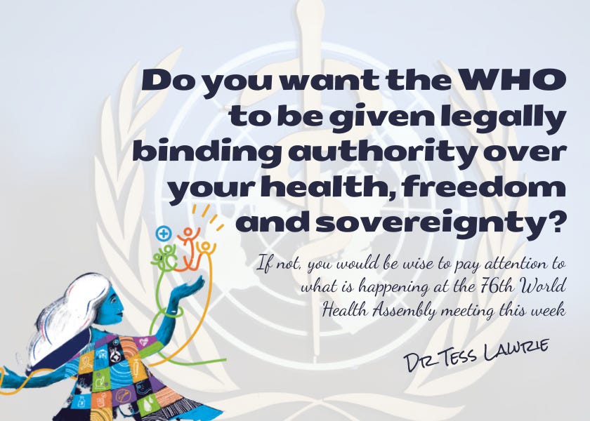 Do you want the WHO to be given legally binding authority over your ...