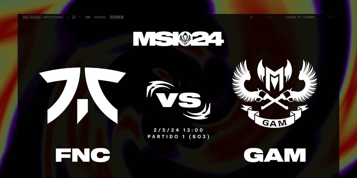 FNATIC vs GAM | MSI 2024 - by Armando Avilez Diaz