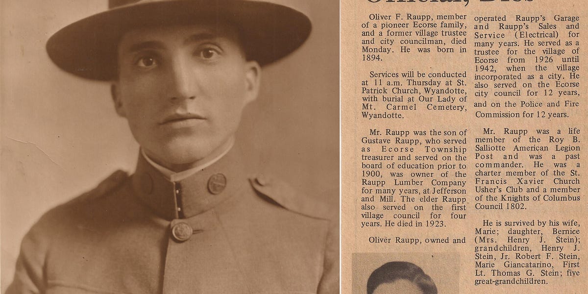 My Grandap - WWI Vet - by Skip Stein - Skip’s Substack