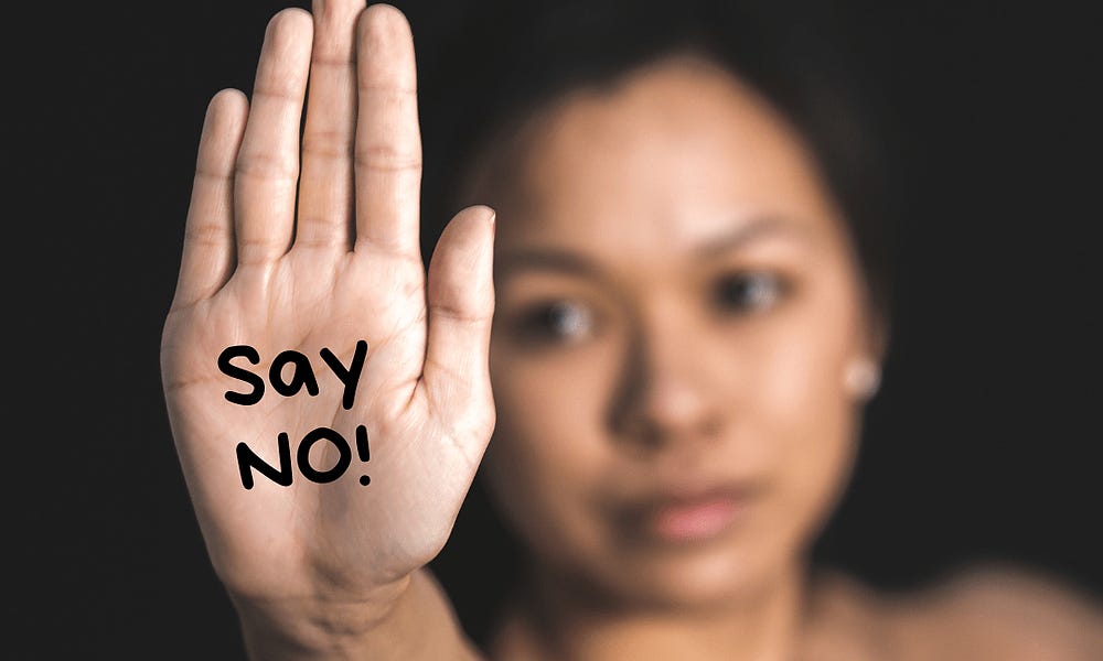 We need to say ‘no’ to everything that diminishes our humanity