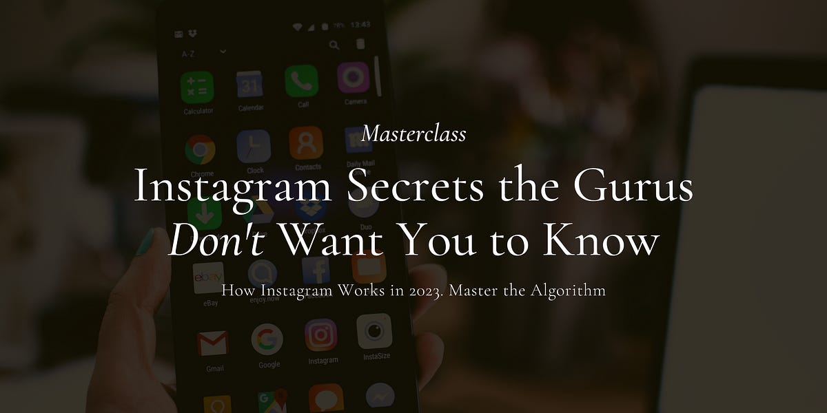 (IG LIVE REPLAY) Here's Exactly How Instagram Works in 2023. Finally ...