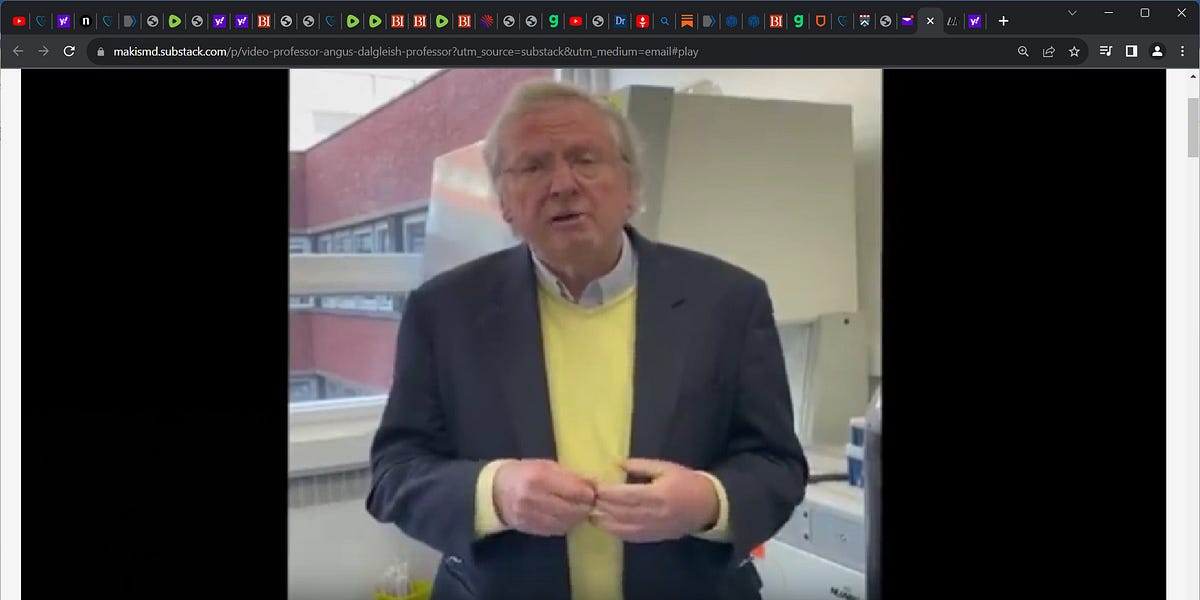 URGENT! Professor Angus Dalgleish, Professor of Oncology at St.George's ...