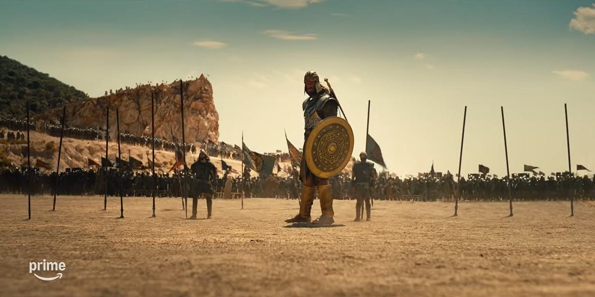 Watch: Goliath stands tall – very, very tall – in the trailer for House ...