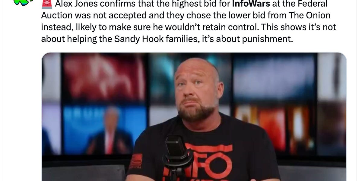 InfoWars Sold To The Onion and Sandy Hook Families In Rigged ...