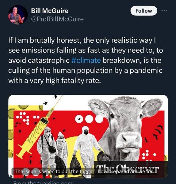 The Climate Cult Wants You Dead