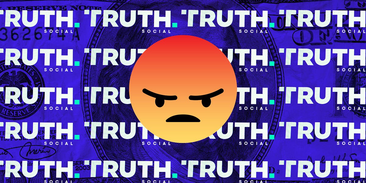 The People Who Bought Stock in Trump’s Truth Social Are Very Angry