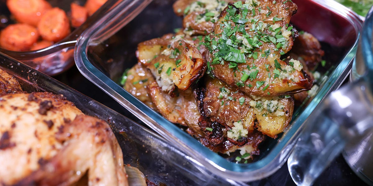 Super Crispy Smashed Taters - by Ebby Moyer