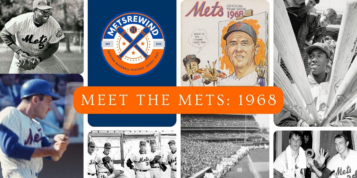 Meet the Mets: 1968 - @MetsRewind