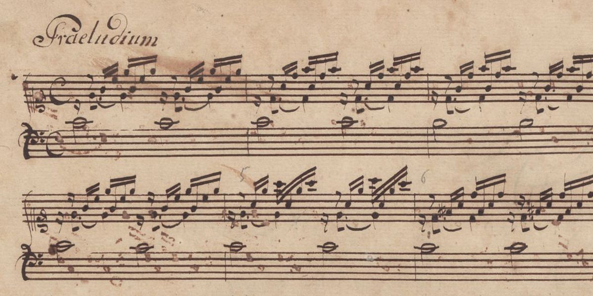 We're Back! BWV 846 – Prelude & Fugue in C Major from Well-Tempered ...