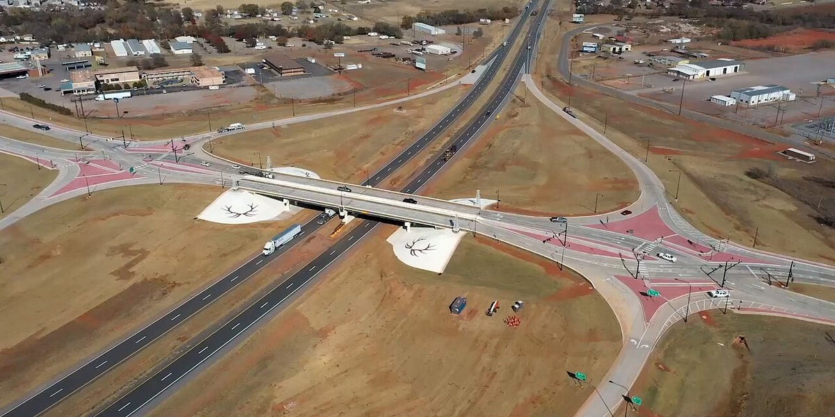 Diverging Diamond Interchange - by K. Latham
