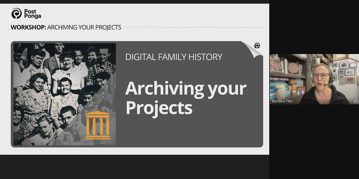 Essential Elements » Archiving your Family History Projects