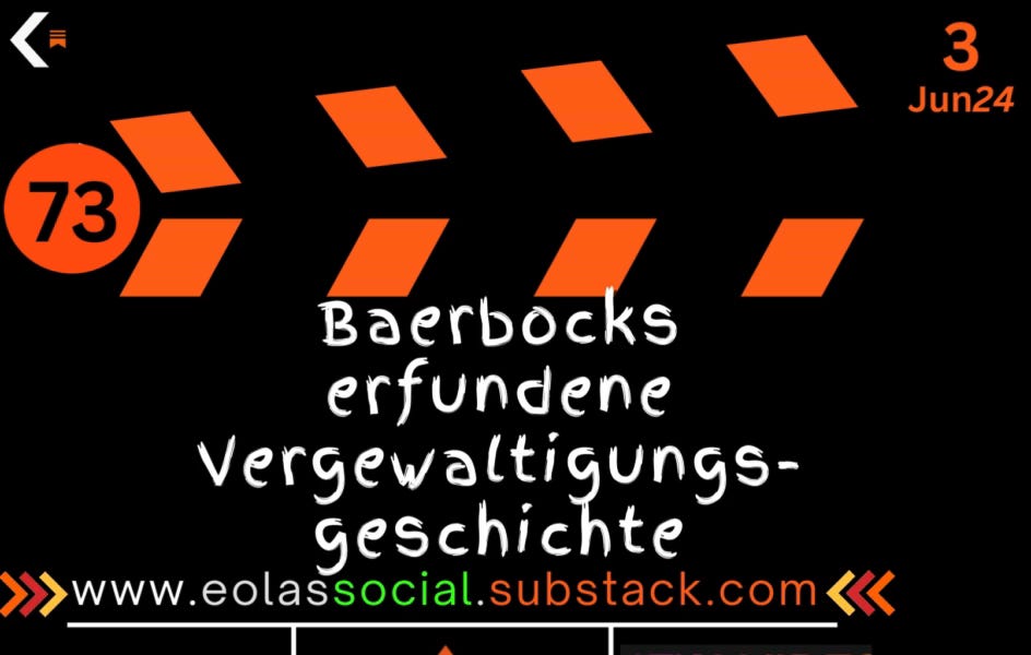 Baerbocks erfundene Vergewaltigungsgeschichte sorgt weltweit für Skandal