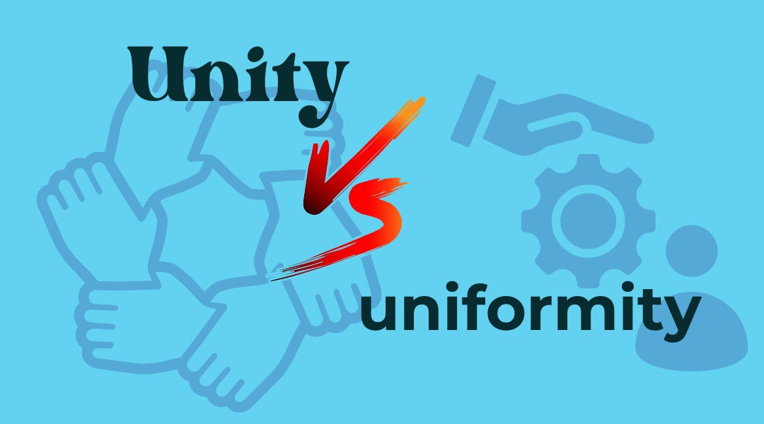 Season One Rewind: Unity vs. Uniformity - by CWSBH Admin