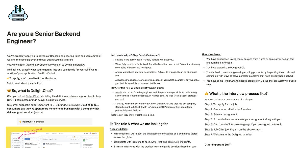 Examples of great job postings - by Lenny Rachitsky
