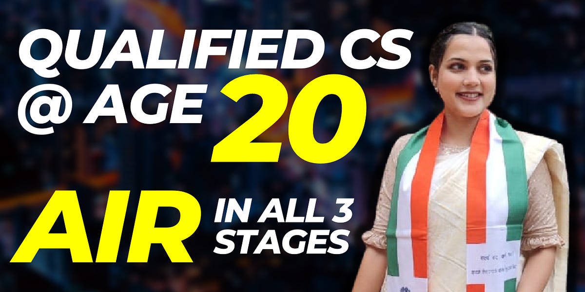 CS at Age 20 - AIR in all 3 stages | CS Neha Patel | Episode 6 with ...