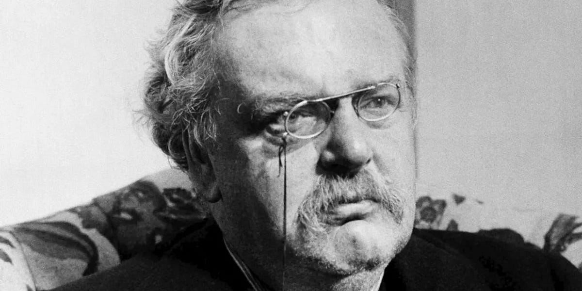 A atualidade de G. K. Chesterton