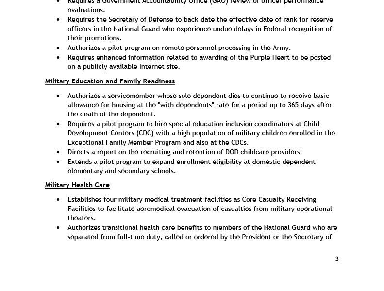 FY23 NDAA Personnel Summary - by Rwpallas