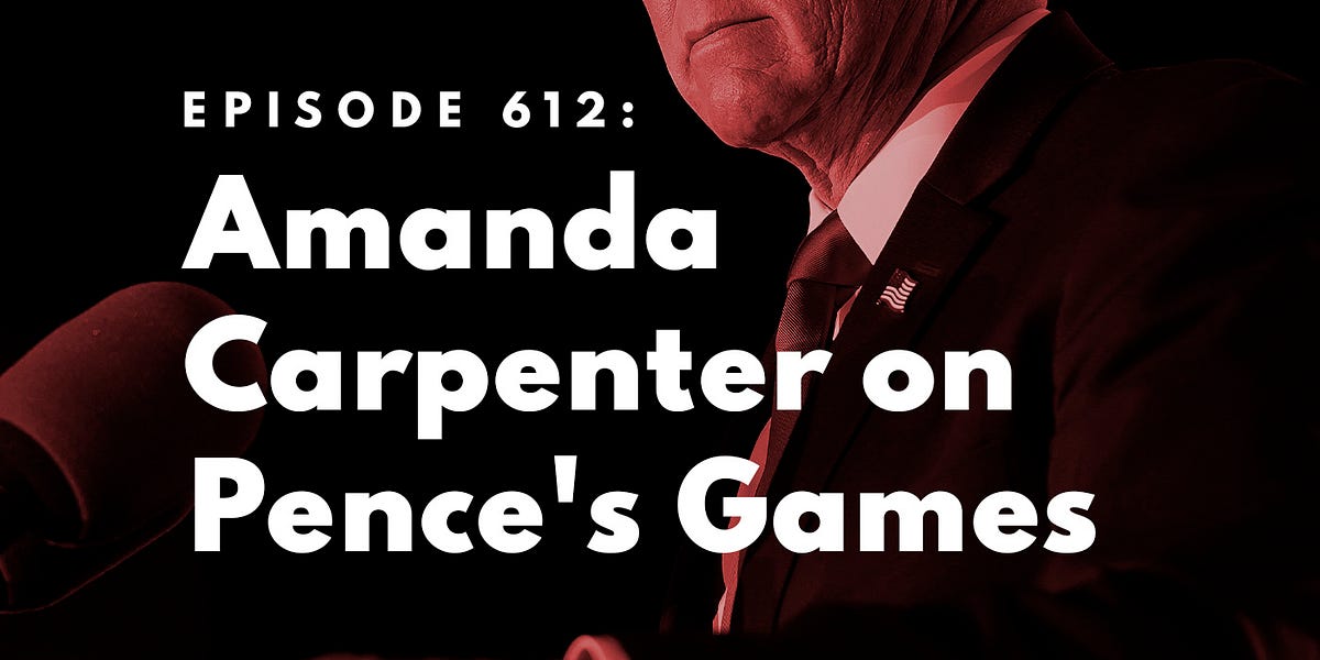 Amanda Carpenter on Pence's Games