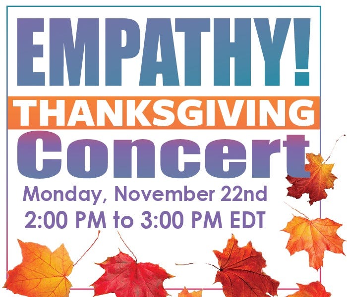 Thanksgiving & Empathy! - Elliott Masie Notes