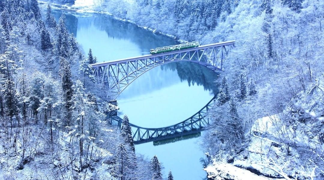 Japan’s most beautiful scenic railway line fully reopens after 11 years