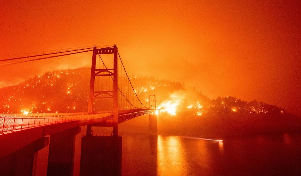 Fire, fire, everywhere. - by Emily Atkin - HEATED