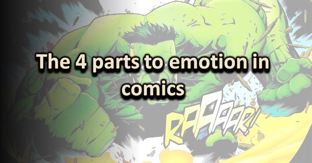 The 4 parts to emotion in comics - by Gabriel Hernandez