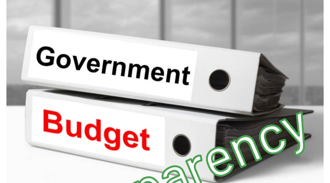 Transparency in Budgeting - by Clay Morgan - My Perspective